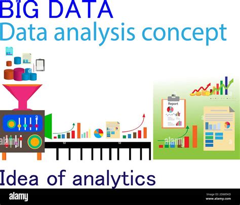 Idea Of Analytics Depicting How Raw Data Is Processed To Produce
