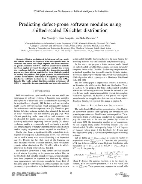 Pdf Predicting Defect Prone Software Modules Using Shifted Scaled