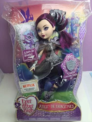 Muñeca Ever After High Raven Queen Juego De Dragones Envío Gratis