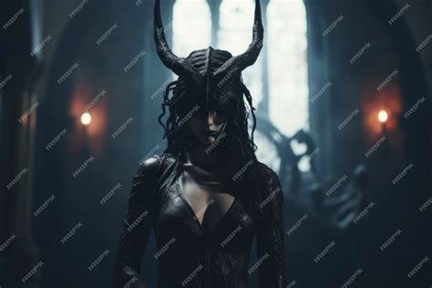 Free Photo Female Representation Of Demon Entity