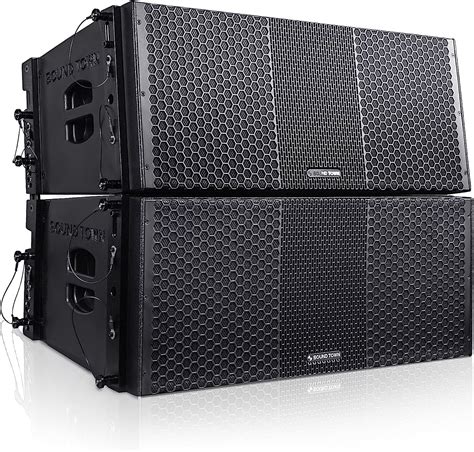 Sound Town Zethus Dual 10 Inch Powered Line Array Speaker System
