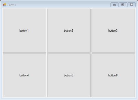 Net C Winforms Grid Control Supporting Layout Of Rows Of Controls
