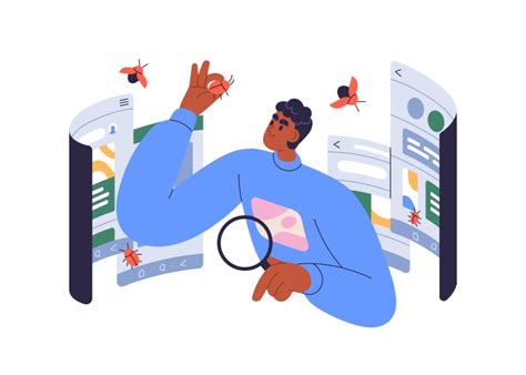 Testing Quality Assurance Concept Royalty Free Vector Image