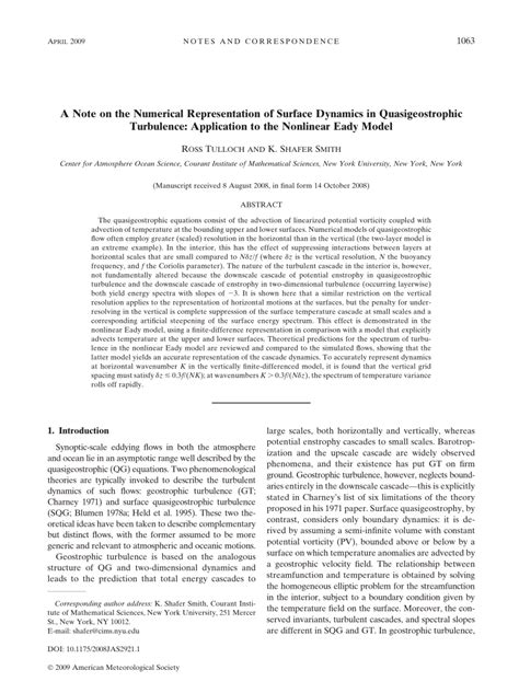 Pdf On The Catalytic Role Of High Baroclinic Modes In Eddy Driven Large Scale Circulations
