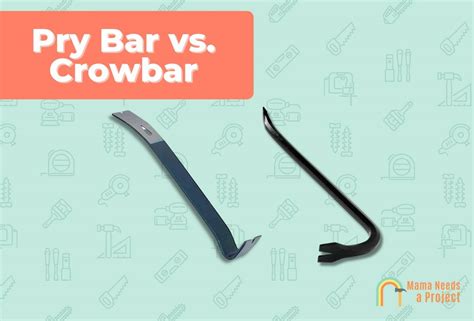 pry bar vs crowbar what s the difference