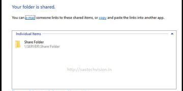 How To Share A Folder In Windows SAS Techvision