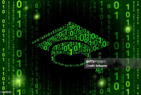Graduation Hat Binary Code Vector Pattern Background High Res Vector Graphic Getty Images