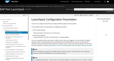 Sap Fiori Launchpad Configuration