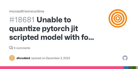 Unable To Quantize Pytorch Jit Scripted Model With For Loop And LSTM
