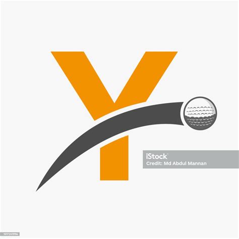 움직이는 골프공 아이콘이 있는 문자 Y 개념에 골프 하키 스포츠 유형 기호 겨울에 대한 스톡 벡터 아트 및 기타 이미지 겨울