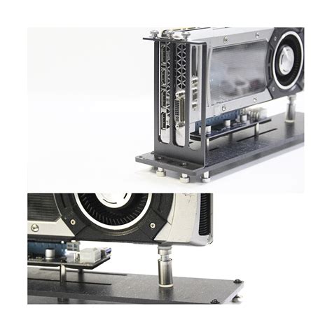 Graphics Card Vertical Bracket Pci Express Stent Mount Stand Holder For Pc Case 3 Slot Gpu Rack