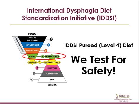 Iddsi International Dysphagia Diet Standardisation Initiative — Roche