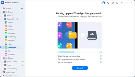How To Back Up Social Apps With Wondershare Dr Fone