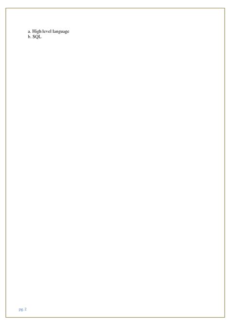 Solution Computer Science Database Management System And Design