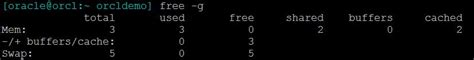 Linux Free Command Usage For Oracle DBA Oracledbwr