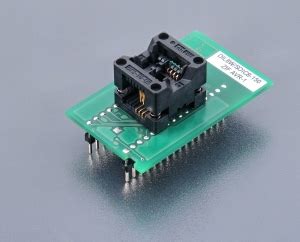 DIL W SOIC ZIF AVR Programming Programmer Adapter Socket Converter Package SOIC Elnec