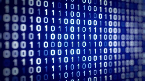 Computer Data On Screen Computer Generated Seamless Loop Abstract