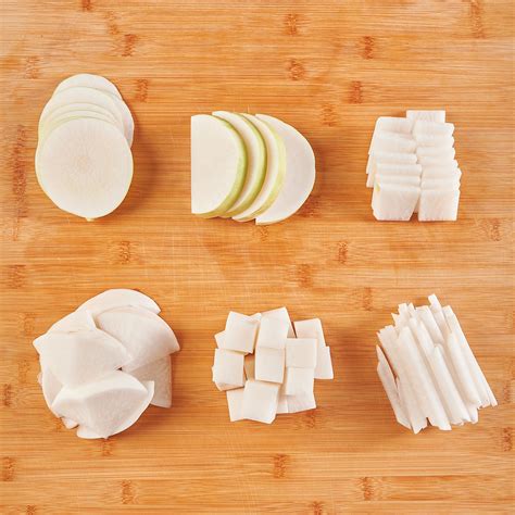 6가지 무 썰기 새미네부엌