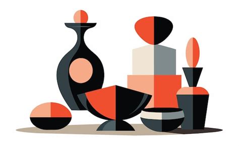 Premium Vector Creativity And Geometry Style Of Abstract Shapes