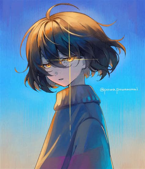 Frisk Undertale Drawn By Powapowanonui Danbooru