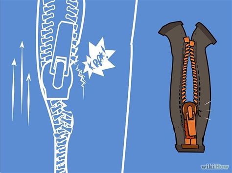 Ways To Fix A Broken Zipper WikiHow Broken Zipper Zipper Repair Fix A Zipper