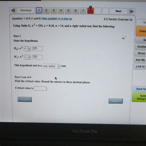solved previous 1 2 3 4 56 78 next question 1 of 8 1 point