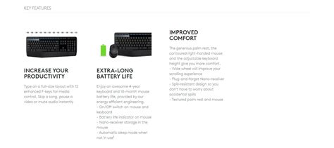Logitech Mk345 Wireless Keyboard And Mouse Combo Bailin Tech Solutions