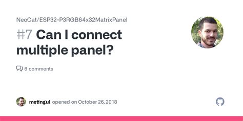 Can I Connect Multiple Panel Issue 7 NeoCat ESP32 P3RGB64x32MatrixPanel GitHub