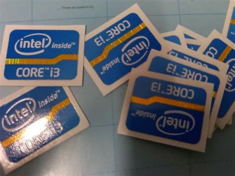 Adesivo Sticker Intel Core I3 Inside Modding Pc Originali Nuovi X