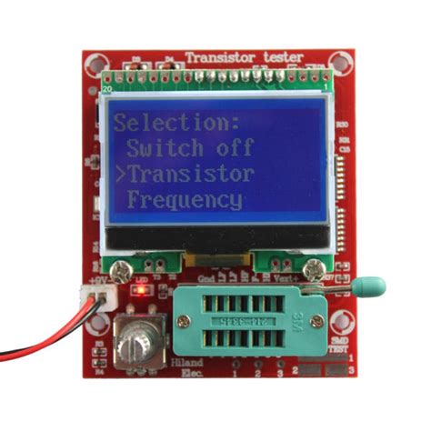 M644 Transistor Tester Lcr Diode Transistor Zener Quartz Measurement Frequency Counter Pwm Wave