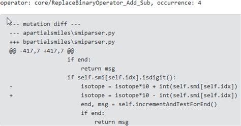 Noel Oblog Mutation Testing Partialsmiles