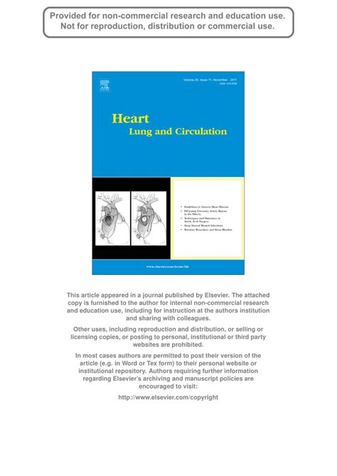 Pdf Impact Of Wardens Procedure On The Sinus Rhythm Our Experience