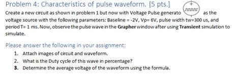 Solved Problem 1 Characteristics Of Ac Sinusoidal Waveform