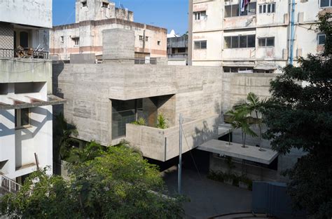 Matharoo Associates Folds Concrete Home In India Around Courtyards