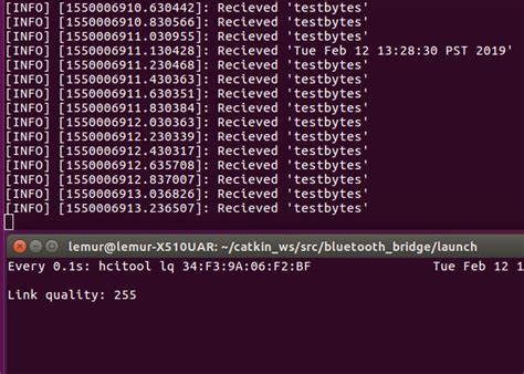 Bluetooth Link Quality Indicator Lemur