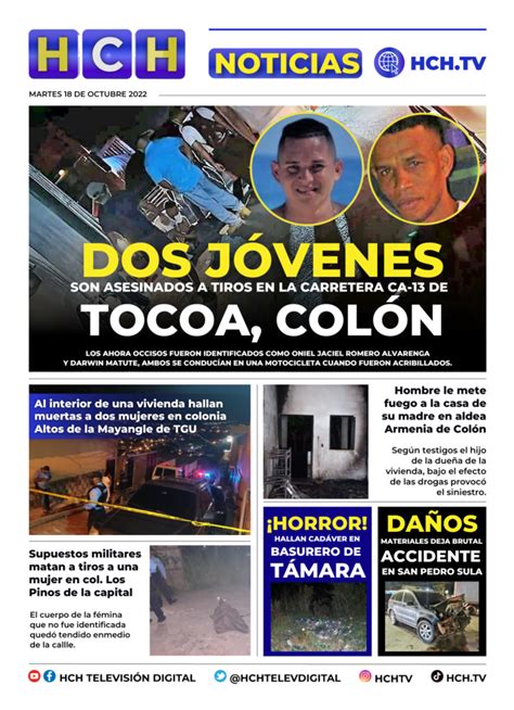 Portada Hch De Octubre De Hch Tv