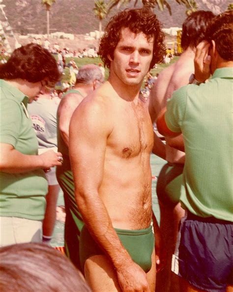 Gregory Harrison Shirtless Beefcake Photo Green Speedo 80 2107029096
