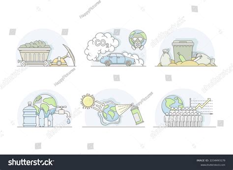 Air Pollution Mining Over 183 Royalty Free Licensable Stock Vectors
