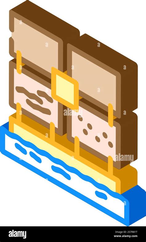 Marine Corrosion Testing Isometric Icon Vector Marine Corrosion