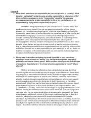 Human Sexual Behavior Assignments Docx Chapter What Does It Mean To Accept