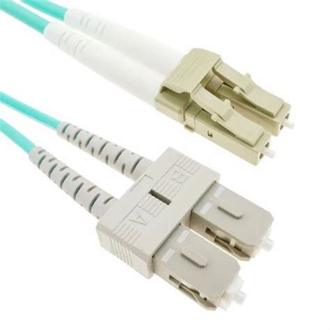 LC SC MM OM3 DUPLEX FIBER PATCH CORD Lszh Aqua At Best Price In Nagpur ID 2851595993291