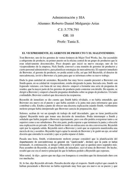 administracion y sia tp1 roberto daniel melgarejo arias gr 10 pdf
