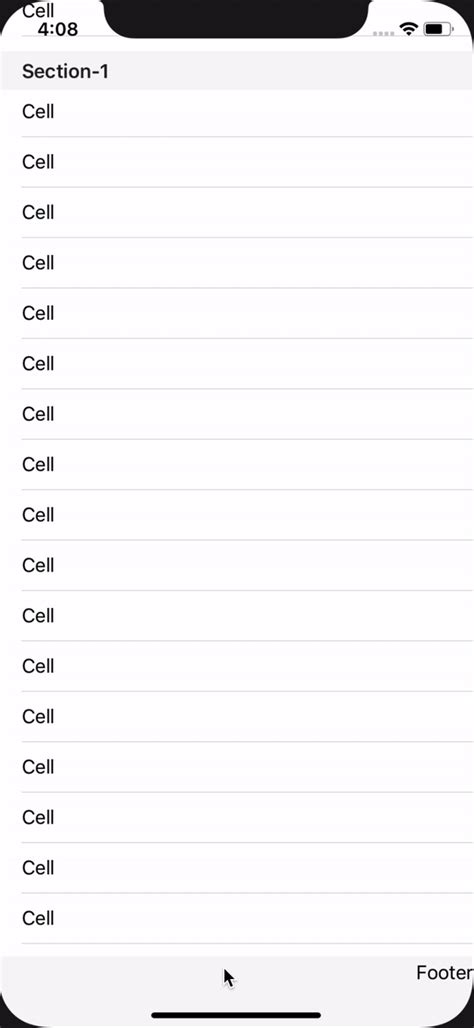 Ios Iphone X Tableview Footer Problems Stack Overflow
