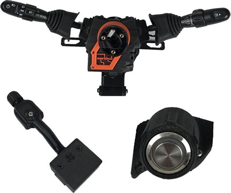 Obokidly Upgrade Type DIY Racing Simulator Steering Wheel Turn Signal Wiper Lever Switch For