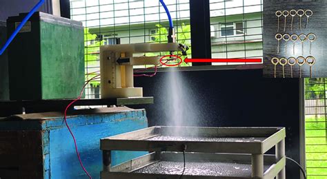 Experimental Set Up Of Electrostatic Disinfectant Charging And