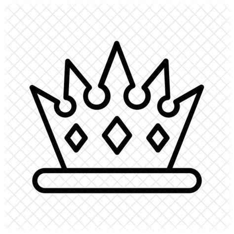 Medieval Crown Icon Download In Line Style