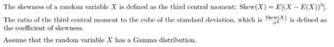 solved the skewness of a random variable x is defined as the