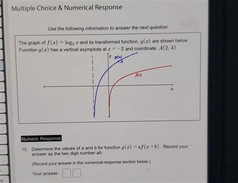 Solved Multiple Choice Numerical Response Use The Chegg
