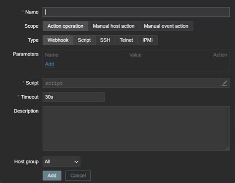 To Execute A Command When Trigger Is In Problem Zabbix Forums