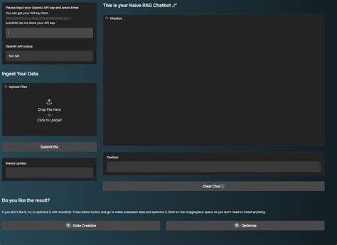설치 없이 문서 기반 Llm 챗봇 Rag를 최적화하세요 Autorag Huggingface Space를 오픈합니다 Rag를 만들어보신 분들이라면 어떻게 성능을
